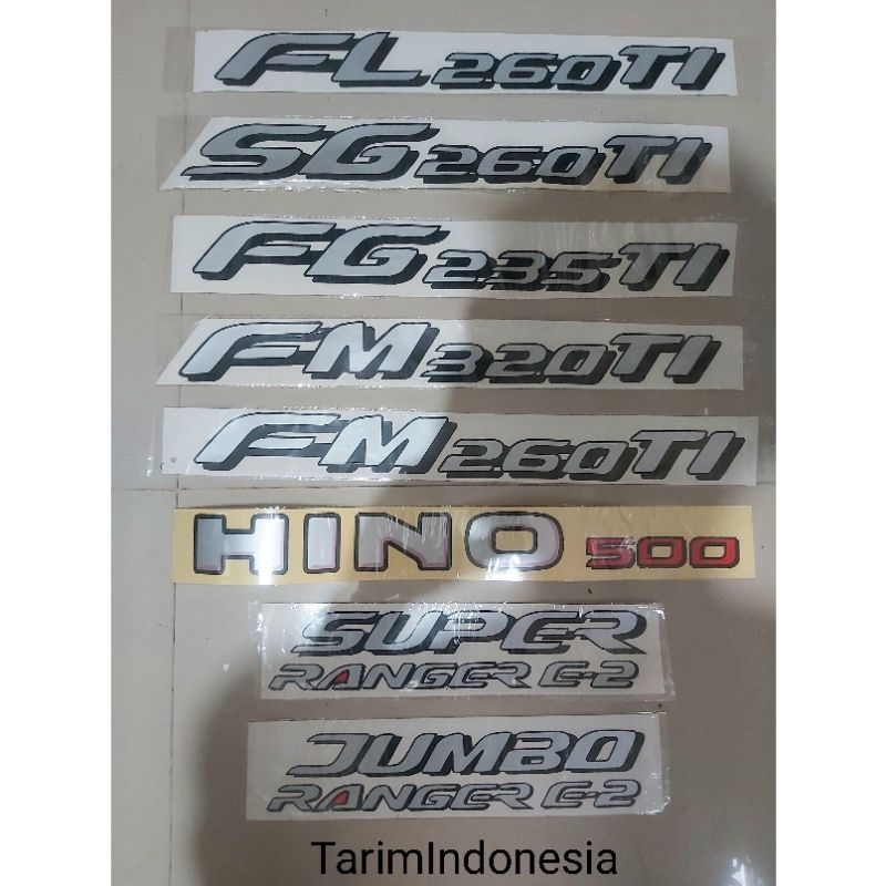 Hino 500 super ranger stickers / hino 500 lohan trucks / hino 500 fm ...