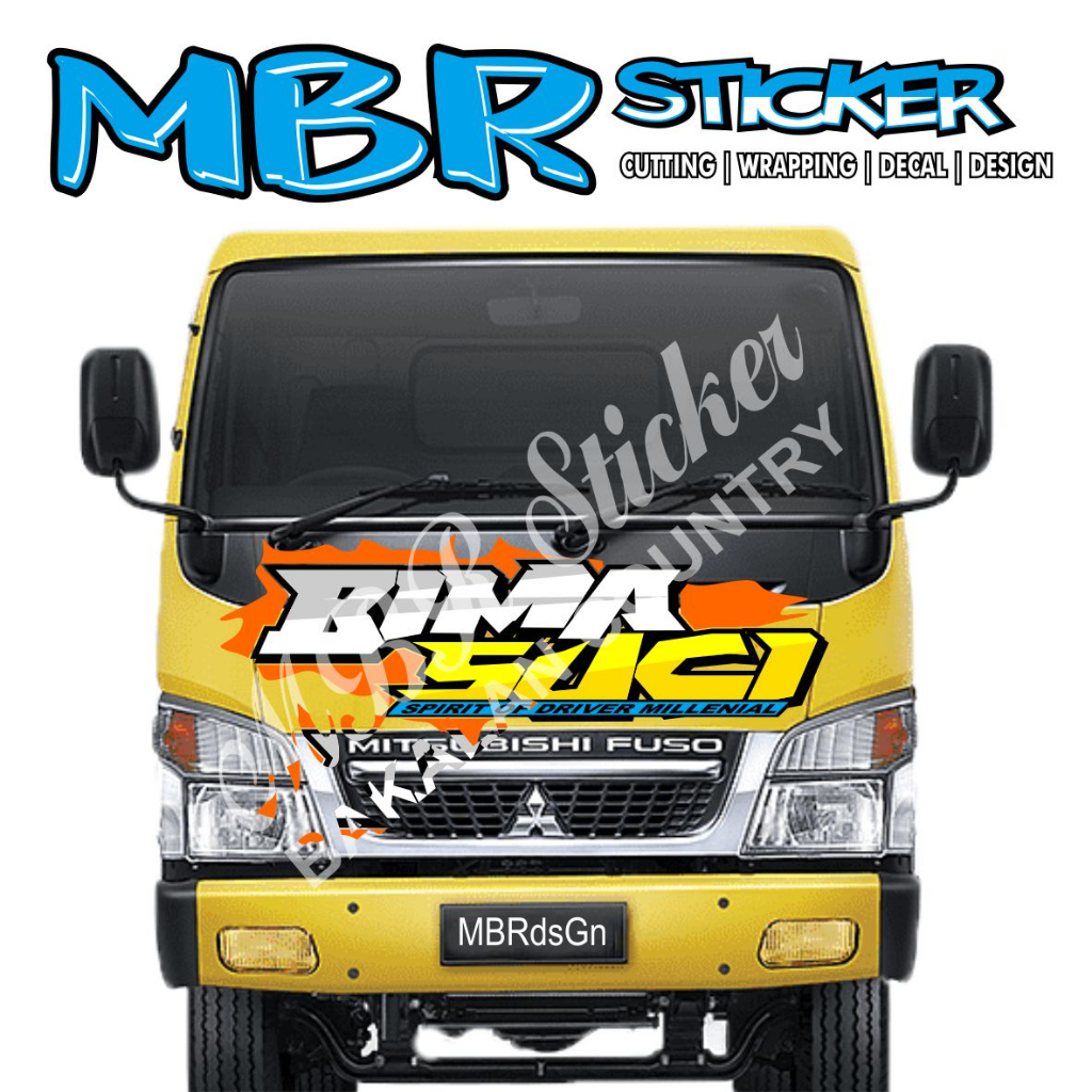 On CUTTING Stickers, REFLECTIVE Stickers, Truck Front Cabin Stickers ...