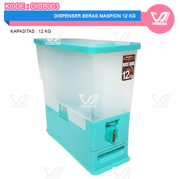 Rice box Rice dispenser maspion miyako 12kg | Shopee Malaysia