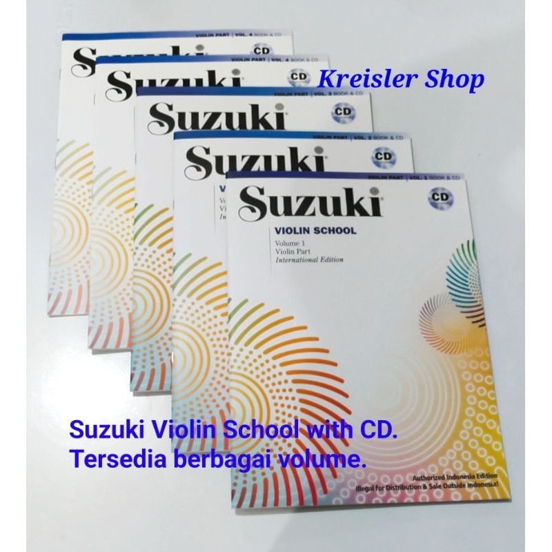 Suzuki Violin School beginner violin book volume 1,2,3,4,5, please ...