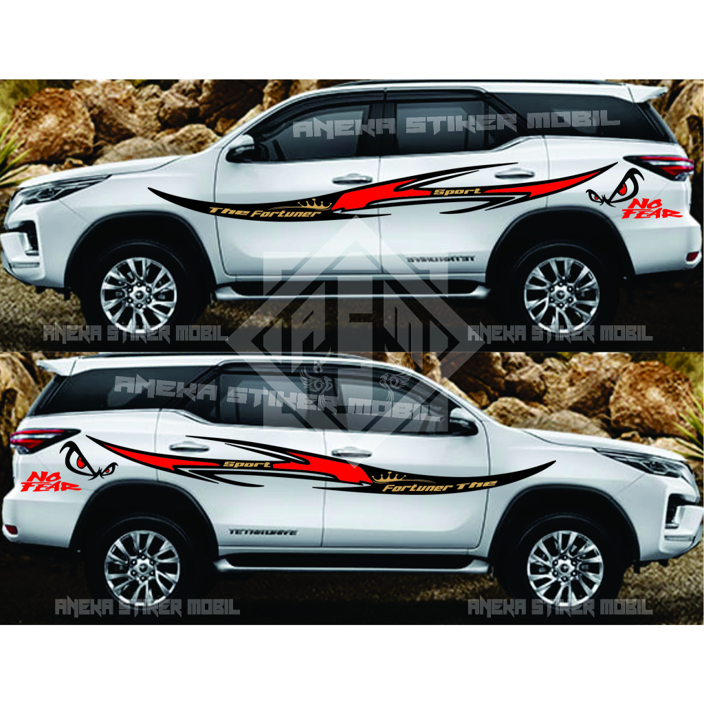 Toyota Fortuner Car Sticker Latest Tribal Striping List Model | Shopee ...