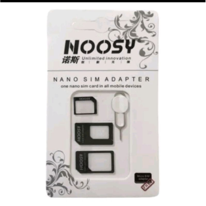 Sim Card Adapter 3 in 1 (Micro / Nano / Mini) + Card opening plug ...