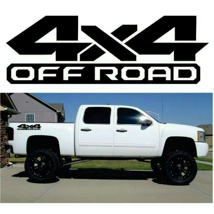 Car STICKER 4X4 OFF ROAD STICKER New JEEP STRADA HILUX TRITON Car ...