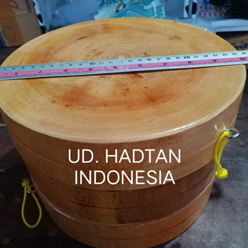 WOODEN MEAT CUTTING BOARD Diameter ±25cm Round Cutting Board Smooth ...