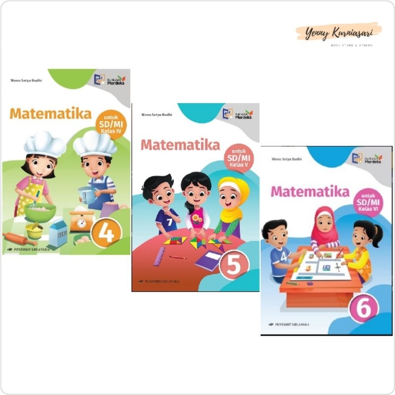 Erlangga Merdeka Curriculum Mathematics Textbook SD / MI Class 1 / 2 ...