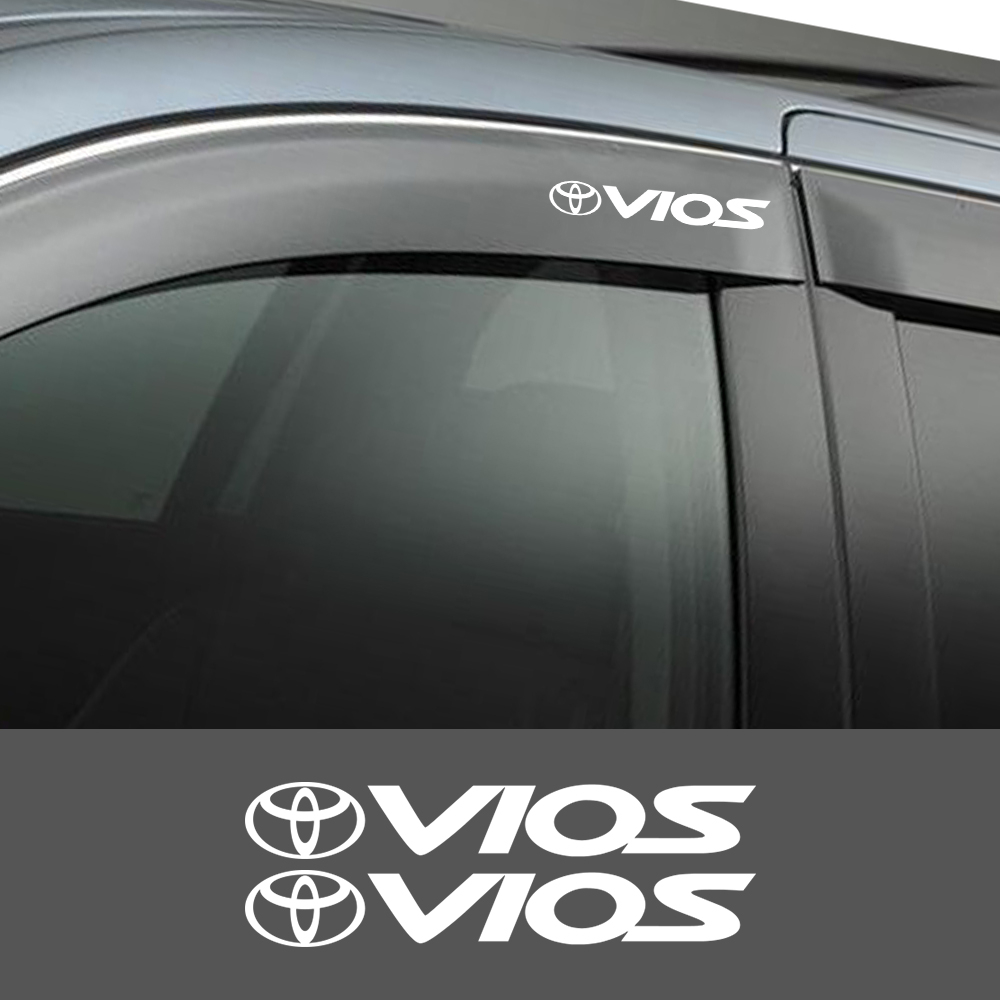 Toyota Vios Car Gutter Sticker - Car Visor Decal Sticker | Shopee Malaysia
