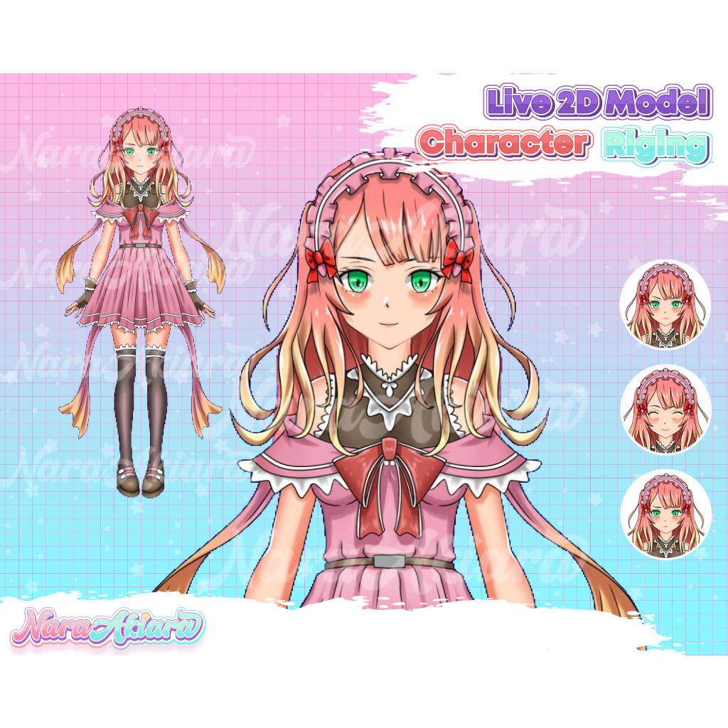 Make Your Streaming Unique with Ready-to-Use Vtuber Live2D Anime ...