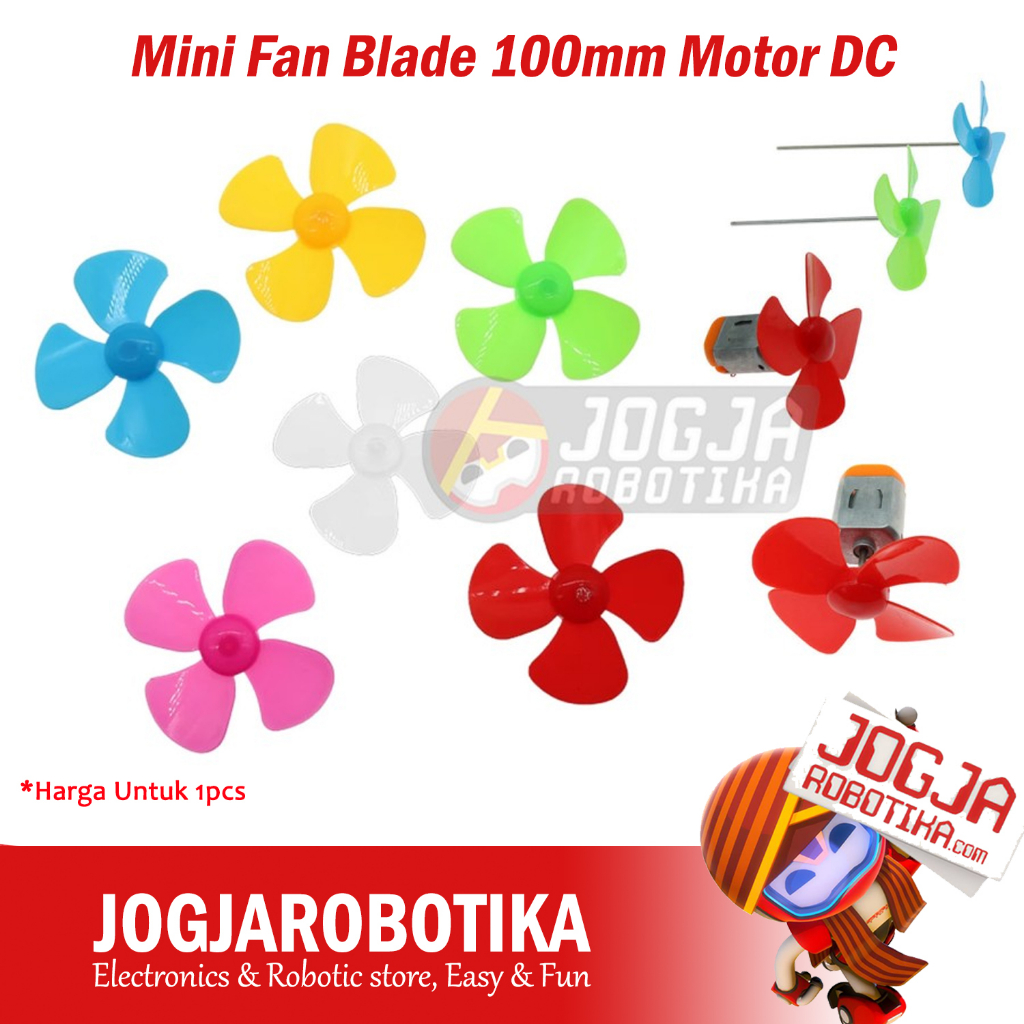 Mini Fan Blade 100mm DC Motor Propeller Propeller | Shopee Malaysia