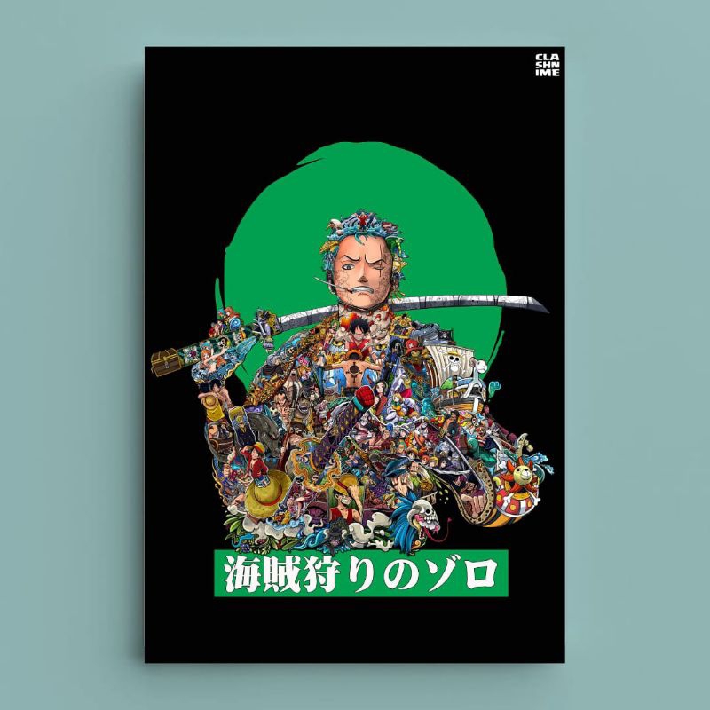 Roronoa Zoro Story Anime Poster - Nimea | Shopee Malaysia