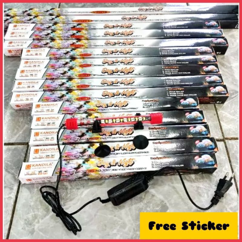 Kandila LED Aquarium Light DAY and Night T4 UVA UVB 3 Modes | Shopee ...