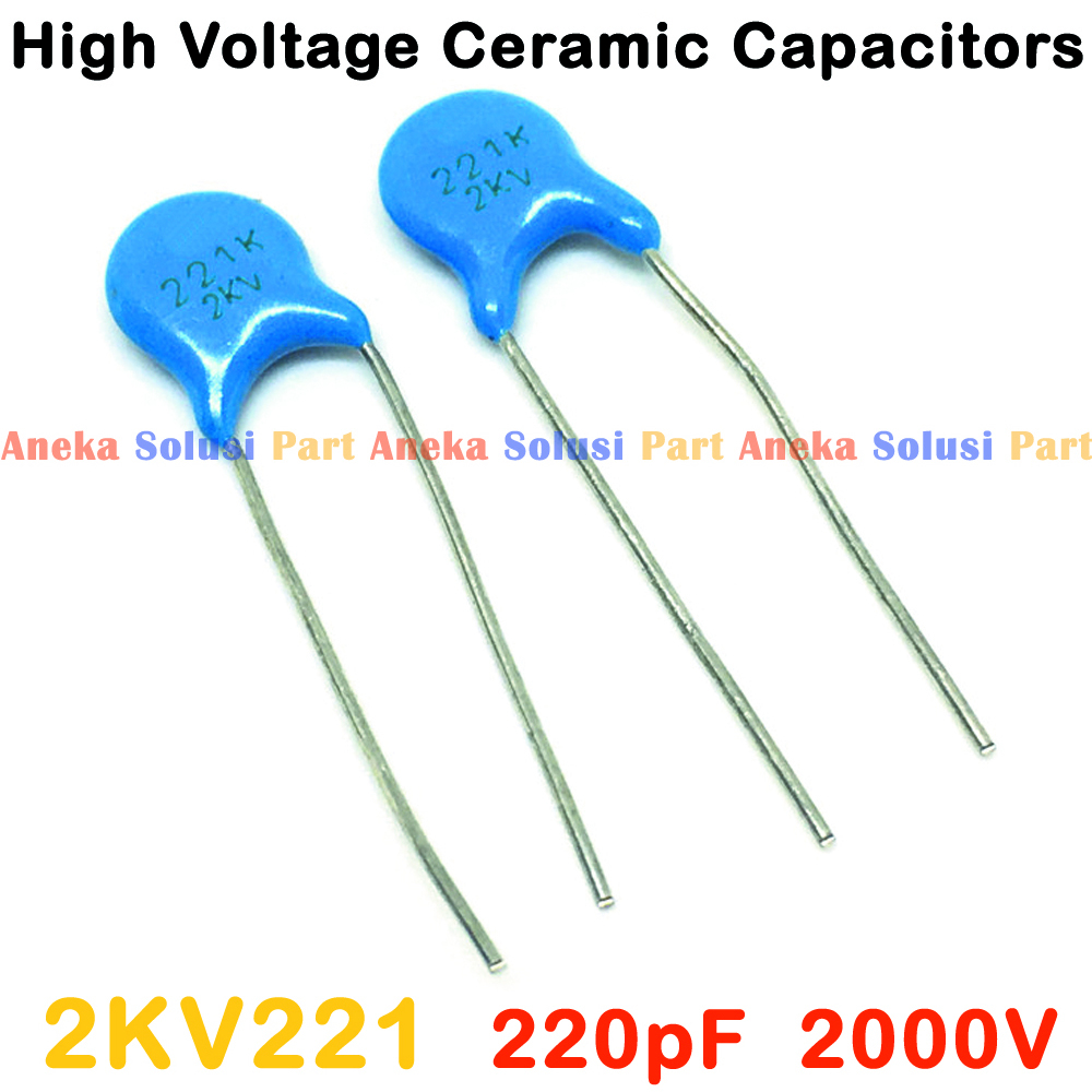 Capacitor 2KV221 2KV 221 200pF 2000V High Voltage Ceramic Capacitor ...