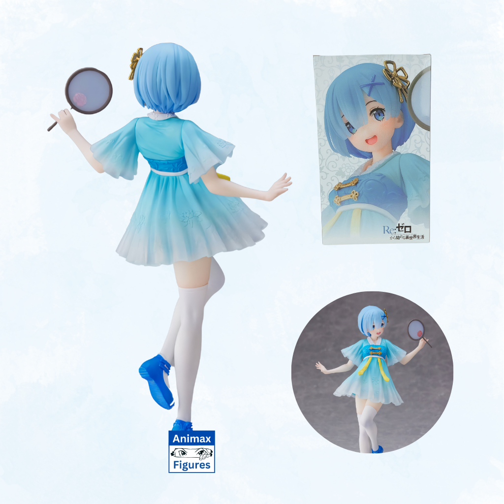 Action Figure Re-Zero Rem Kimono Suit With 24cm High PVC Material BOX ...
