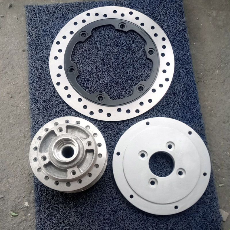 Supra x 125 kharisma Cs1 Disc Adapter Using Tiger Revo Front Disc ...