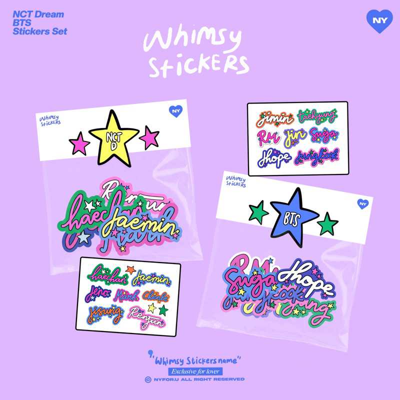 Whimsy STICKER | Nct DREAM & BTS | Shopee Malaysia