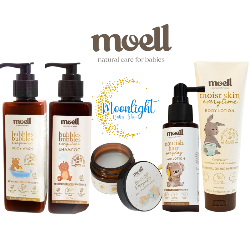 Moell Body Wash | Body Lotion | Baby Hair Nutrition Lotion | Sls Free ...