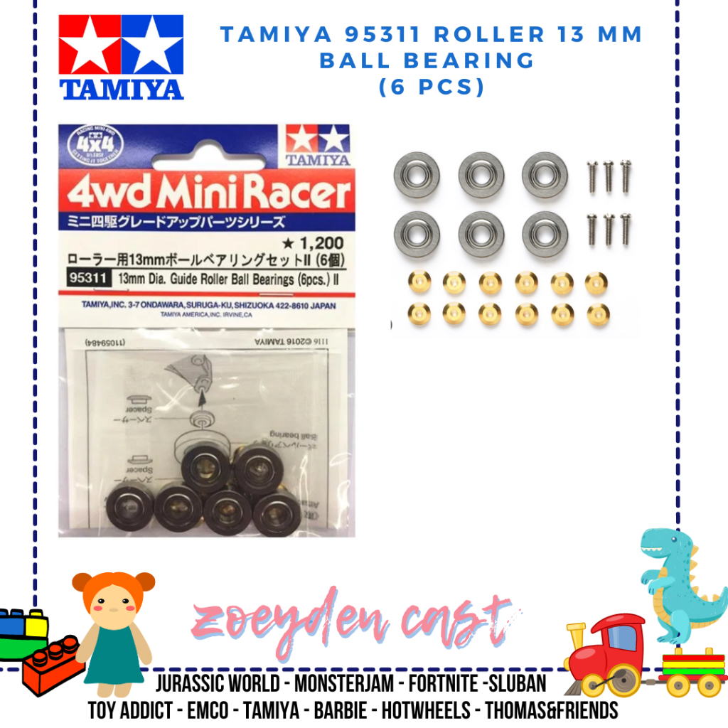Tamiya 95311 Roller 13mm Ball Bearing (6Pcs) | Shopee Malaysia