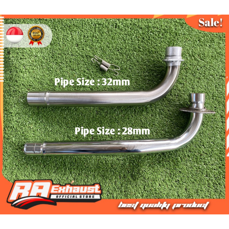 Exhaust FRONT PIPE 28MM & 32MM EX5 DREAM WAVE 100 KRISS 100 LAGENDA110Z ...
