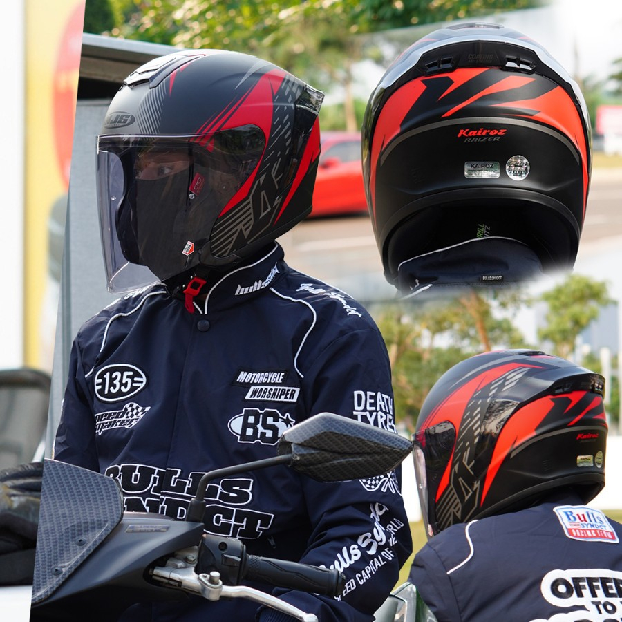 Njs KAIROZ V2 CAMELIA - NJS Half Face Helmet | Shopee Malaysia
