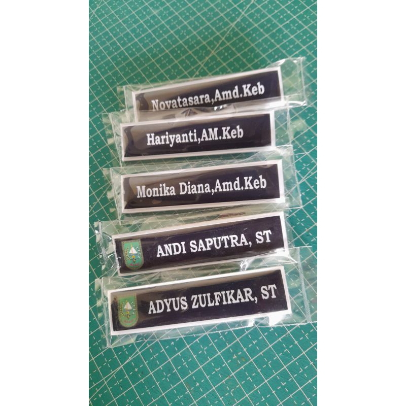 Name Tag / Chest Name / Chest Bed Name / Resin Nametag + Milk Acrylic ...