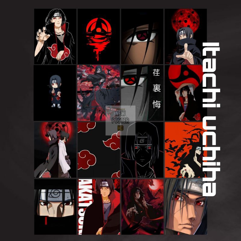 (16pcs) Itachi UCHIHA THEME ROOM WALL POSTERS QUALITY HD IMAGES | Shopee Malaysia
