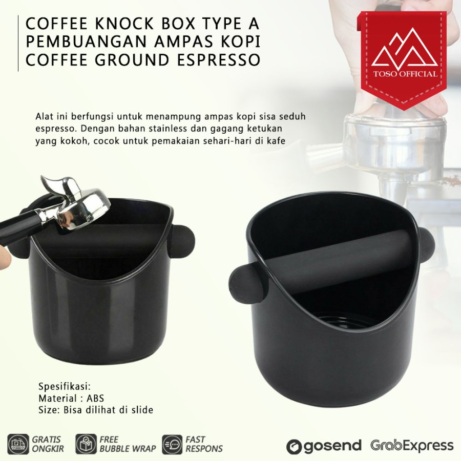 Coffee Knock Box Type A Espresso Ground Coffee Dregs Disposal | Shopee ...