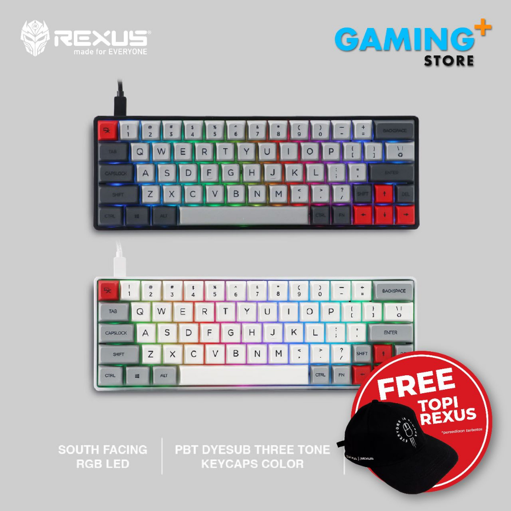 Rexus Mechanical M64 Classic Gaming Keyboard | Shopee Malaysia