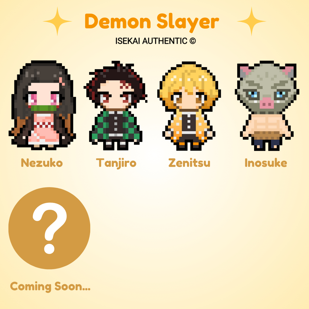 GANTUNGAN Kny Keychain/Kimetsu No Yaiba/Demon Slayer Pixel - isekai ...
