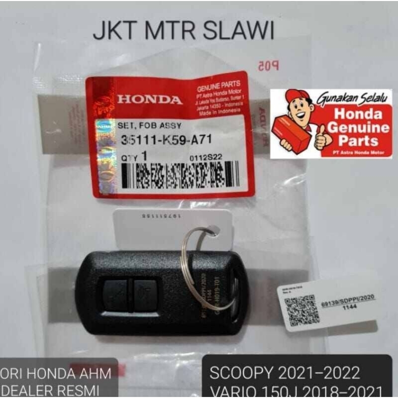 K2f remote new scoopy 2021 original honda ahm original honda | Shopee ...