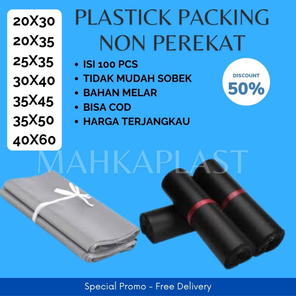 Plain HD PLASTIC PACKING 20X30 CM CONTENTS 50 SHEETS | Shopee Malaysia