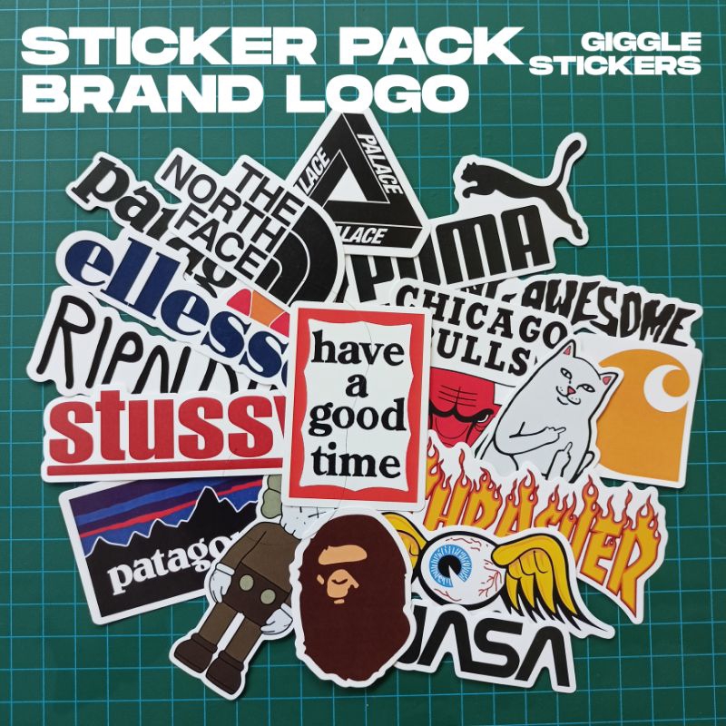 Sticker Pack Brand Logo | Shopee Malaysia