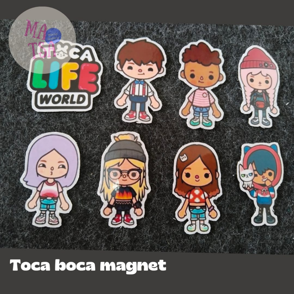 Paperdoll toca boca grocery Shopping/Character toka boka magnet ...