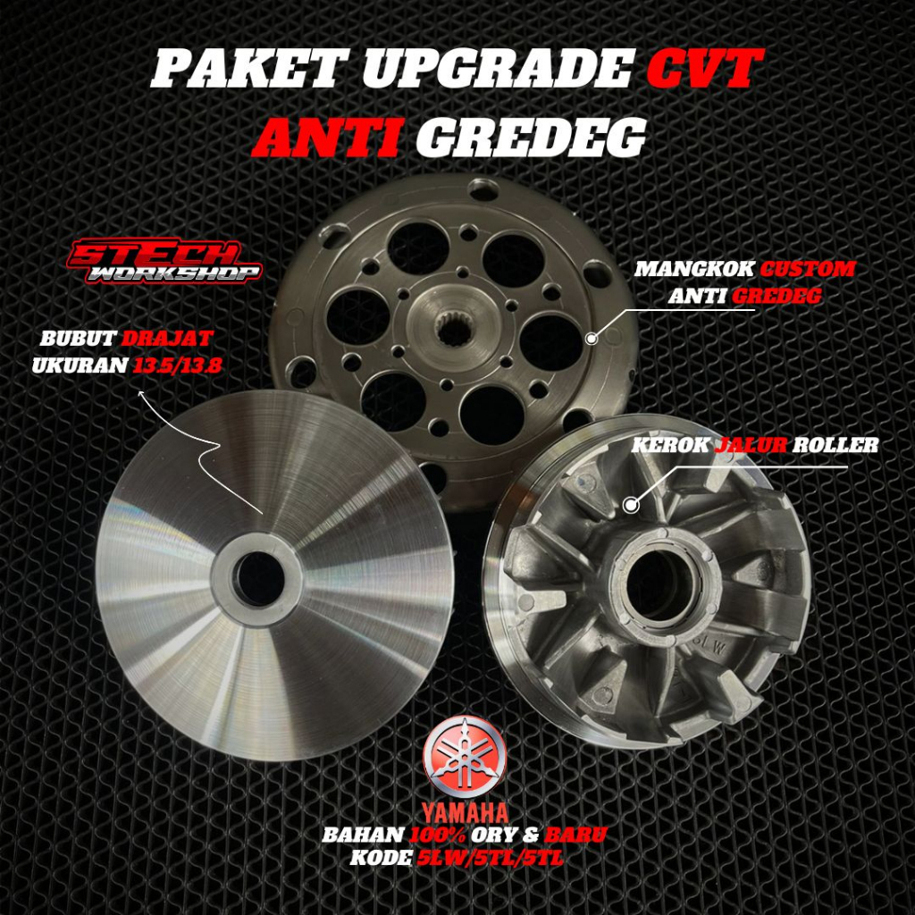 SEMI UPGRADE PACKAGE CVT MATIC YAMAHA MIO MIO J SOUL GT XEON MIO M3 ...