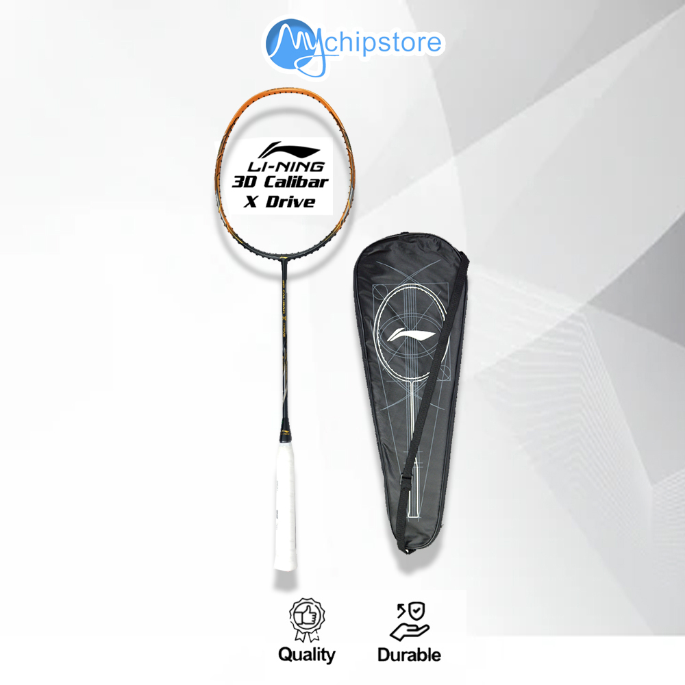 Original LINING 3D CALIBAR X DRIVE Badminton Racket | Shopee Malaysia