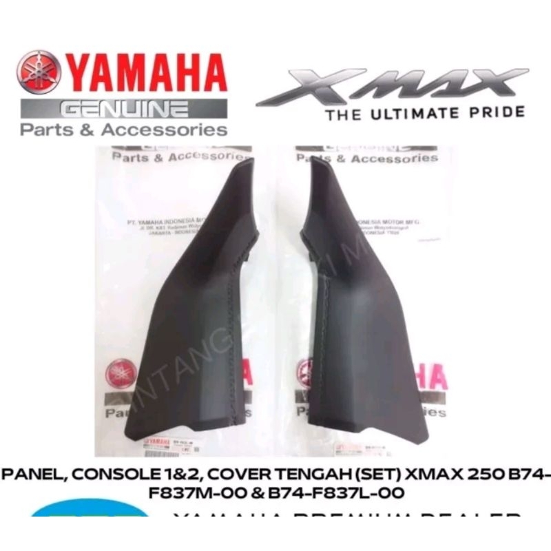 Panel, CONSOLE 1&2, Center COVER (Right Left) YAMAHA XMAX 250 ORIGINAL ...