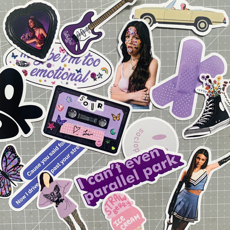 Olivia Rodrigo Sticker Pack | Shopee Malaysia