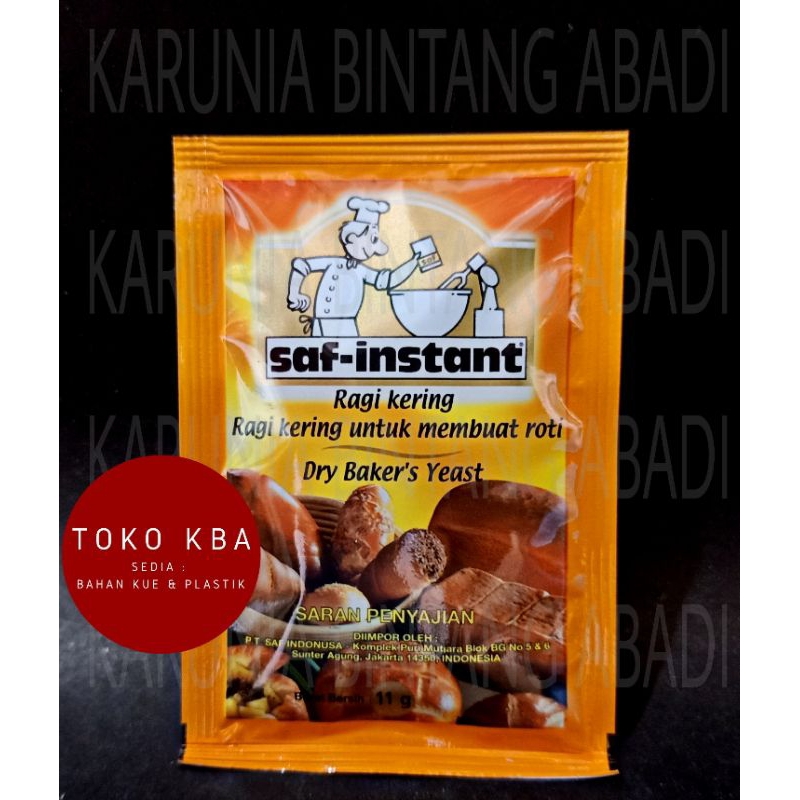 Saf-instant dry yeast the original (1 Sachet) | 4 Sachets ) | Shopee ...
