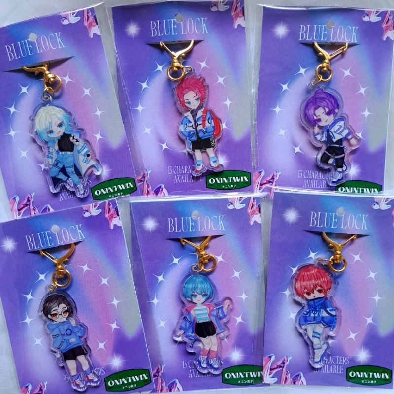 Bluelock Cyberpunk series keychain by Onintwin/keychain blue lock ...