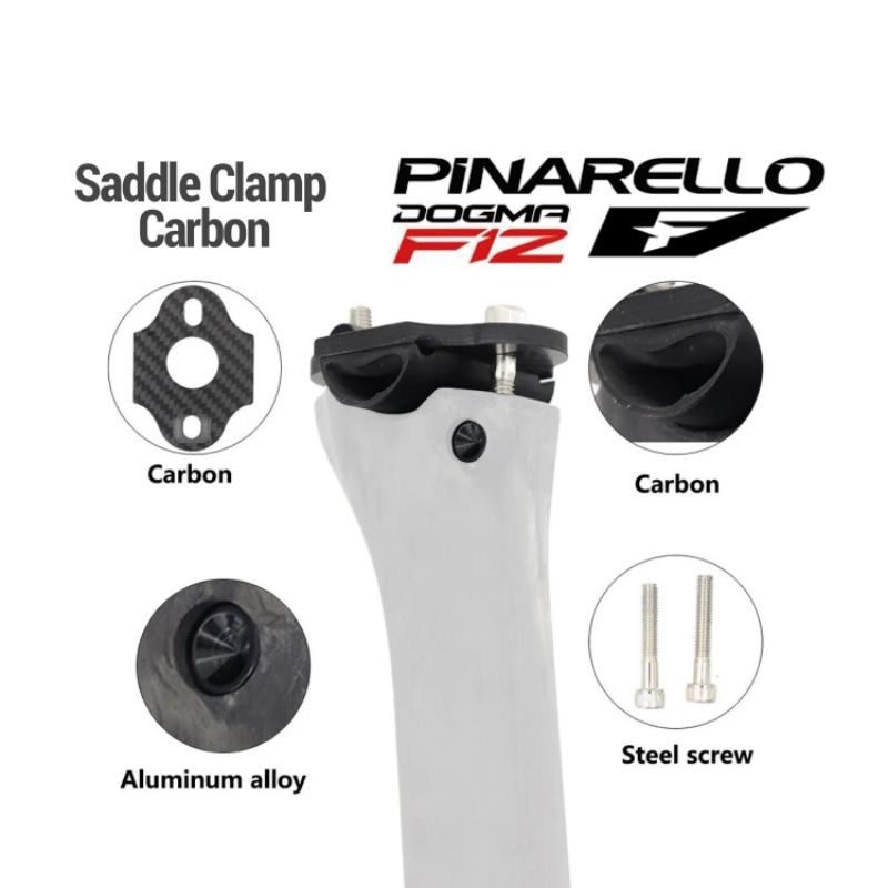 Saddle Clamp Carbon for Pinarello Dogma F12 F Series Ultralight ...