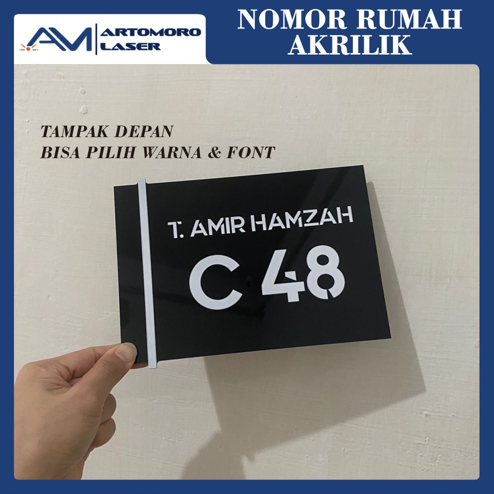 Custom Acrylic House Number Board | Acrylic House Number Order | Custom ...