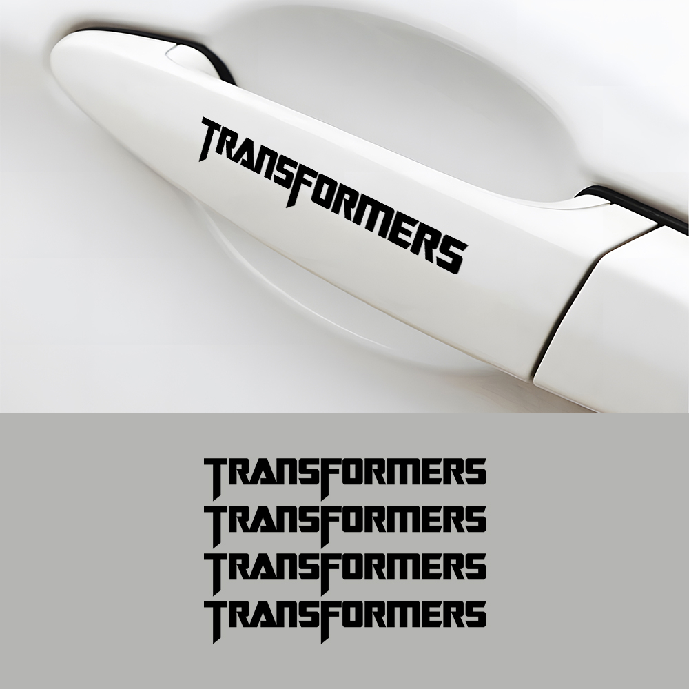 Transformers Car Door Handle Sticker - Car Decal Sticker | Shopee Malaysia