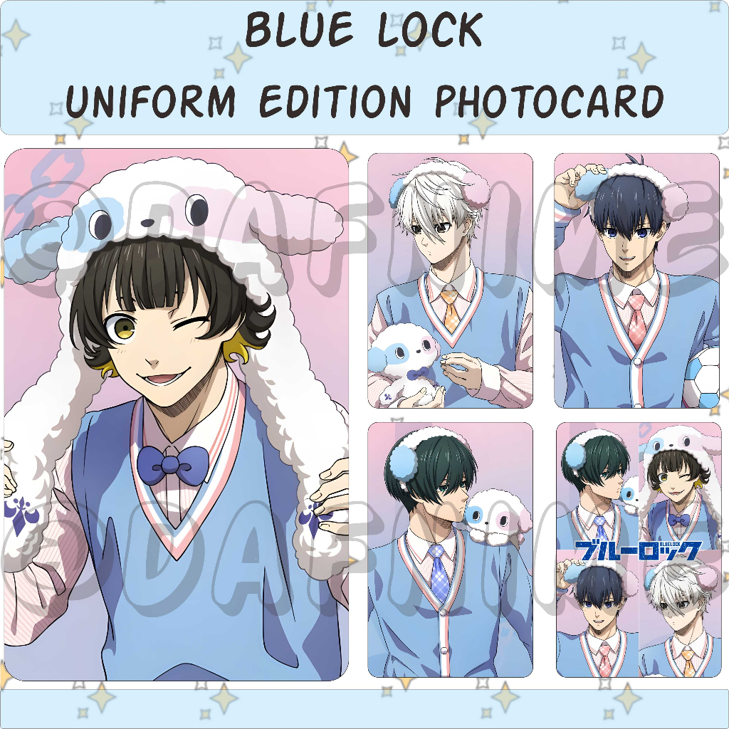 Blue LOCK UNIFORM EDITION PHOTOCARD ANIME | Shopee Malaysia