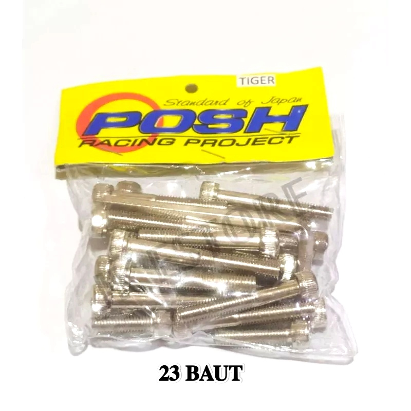 MESIN Engine Block Bolt/CVT Beat Vario Mio F1 Tiger Satria FU Nmax ...
