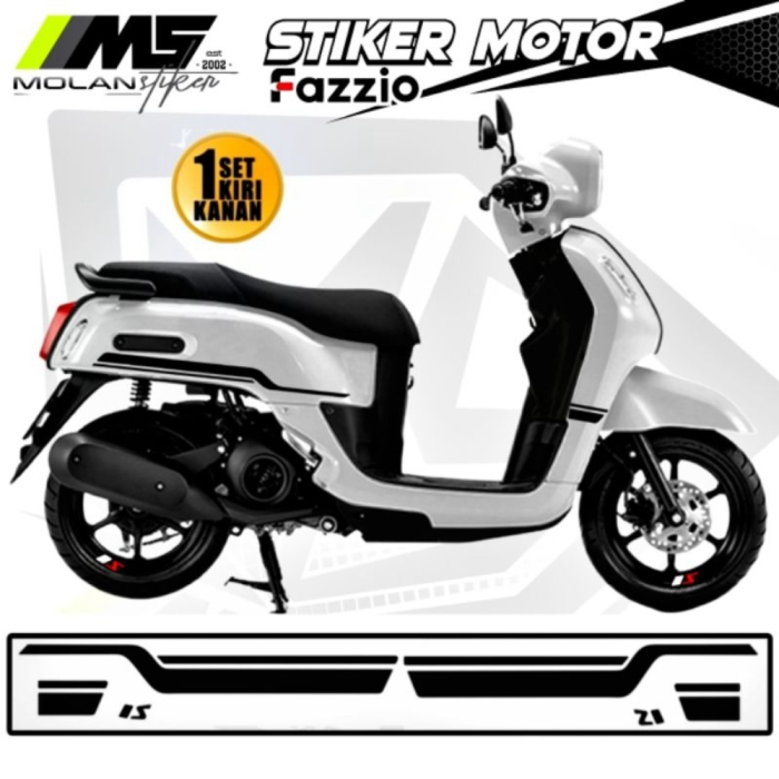 Cutting Sticker Striping Variation Yamaha Fazzio 125 - Yamaha Fazzio ...