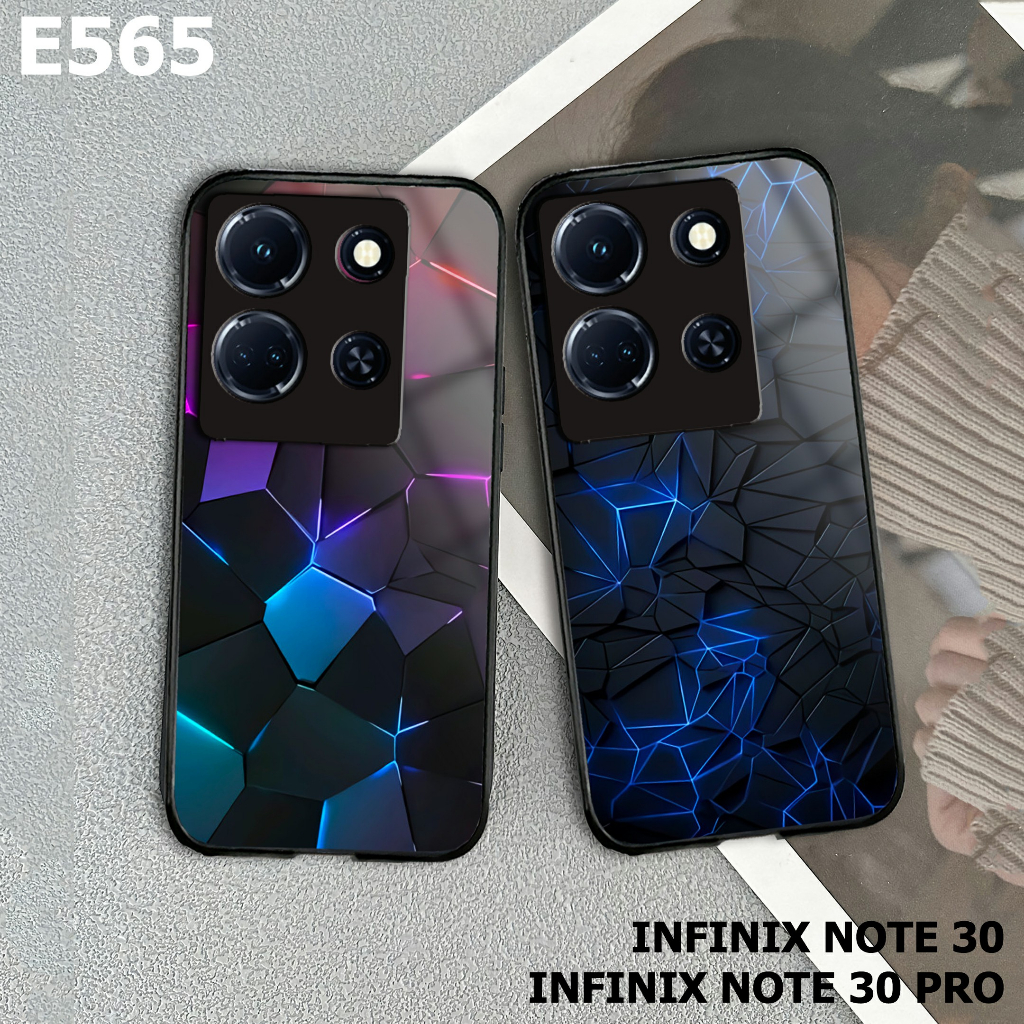 E565 Shiny Glass Case INFINIX NOTE 30 INFINIX NOTE 30 PRO PRO NOTE 40 ...