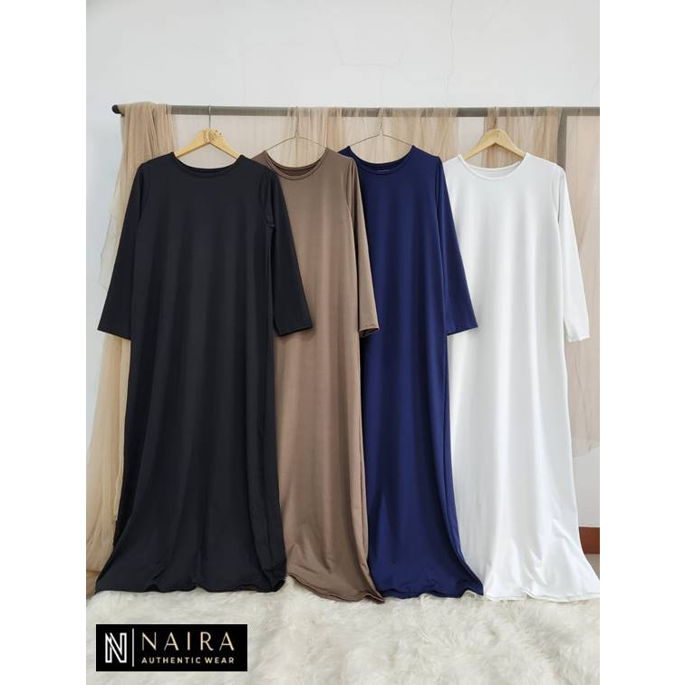 HITAM Inner Gamis / Plain Black Gamis Jersey Material | Shopee Malaysia