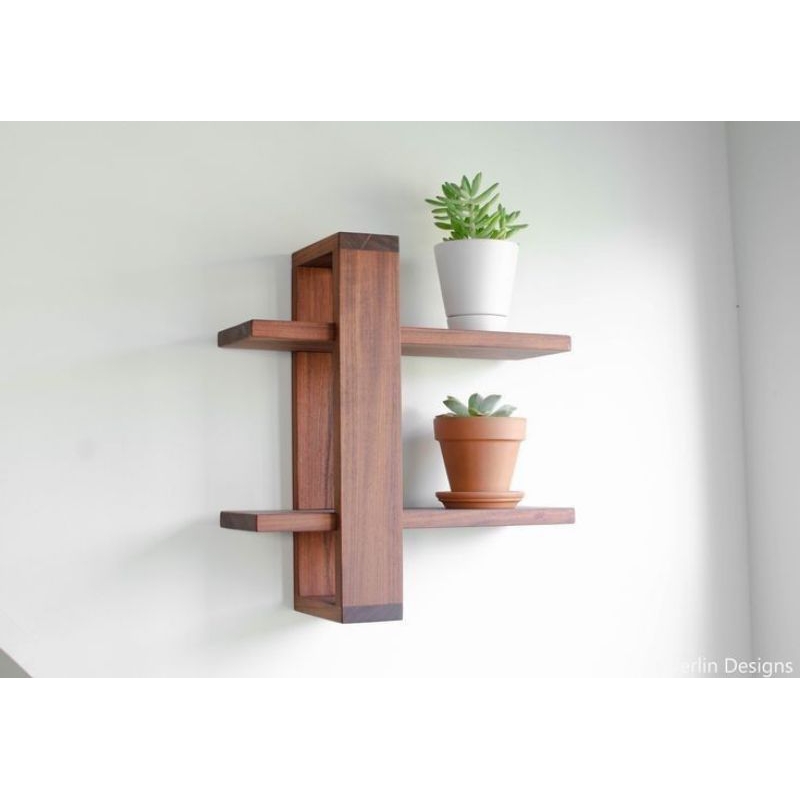 Dutch Teak Wall Flower Rack | Shopee Malaysia