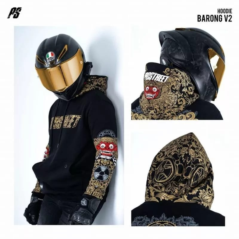HITAM Jacket SWEATER HOODIE PROSTREET MOTOR RIDER - HOODIE PROSTREER ...