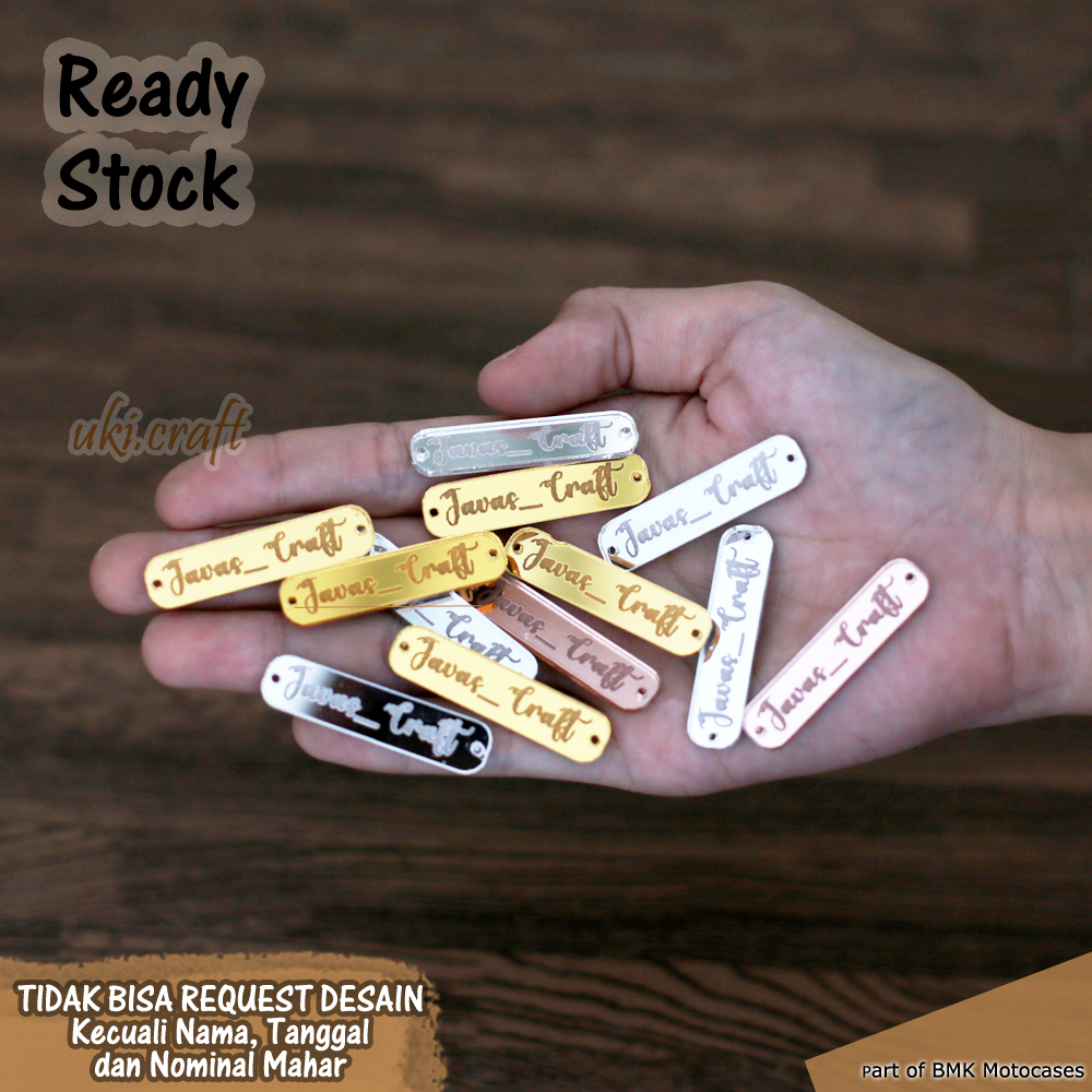 Product Label - Acrylic Product Label Engraving | Shopee Malaysia
