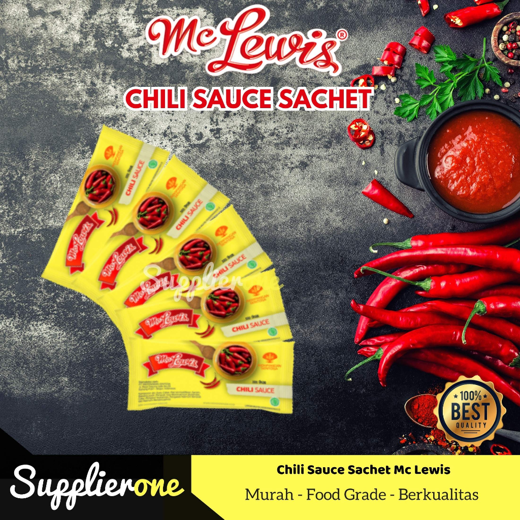 Mc lewis Sauce Sachet/Chili Sauce Sachet/Sauce Sachet Contents 25pcs ...