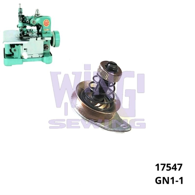 MESIN 17547 GN1-1 Thread Tension Set Front Traditional Overlock Sewing ...
